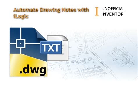 Automate Drawing Notes With Ilogic Clint Brown