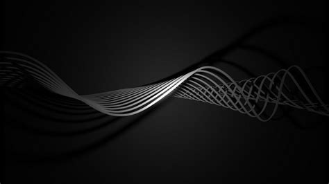 1920x1080 Abstract Dark Streamlined Waveforms Gray Digital Art Artwork 3d Lines  125 Kb Hd