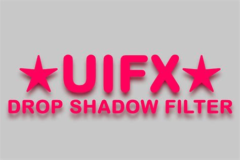 Uifx Drop Shadow Filter Gui Tools Unity Asset Store