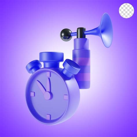 Premium Psd Clock And Timer Icon 3d Illustration