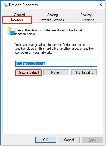 Fixed Desktop Folder Missing From User Profile Win 1011 Minitool
