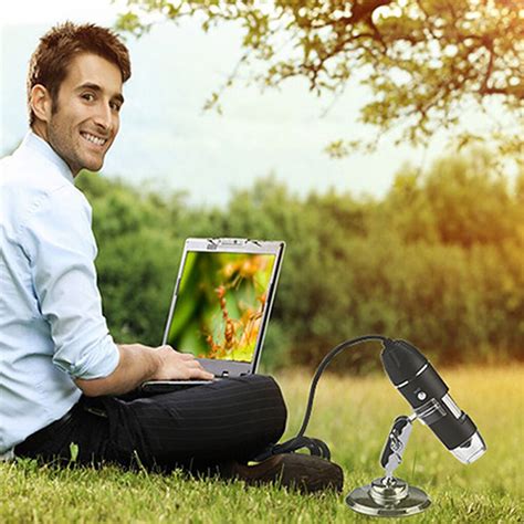 Adjustable 1600x 8 Led Digital Microscope Type Cm Grandado