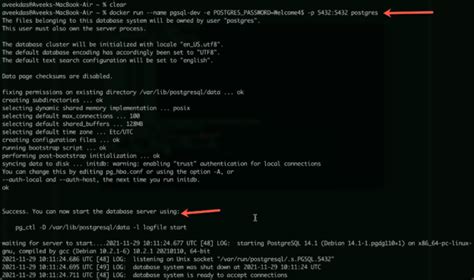 Getting Started With PostgreSQL On Docker