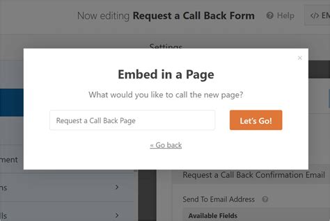 How To Make A Request A Call Back Form In Wordpress