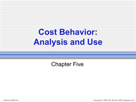 Cost Behavior Analysis Variable Fixed Mixed Costs