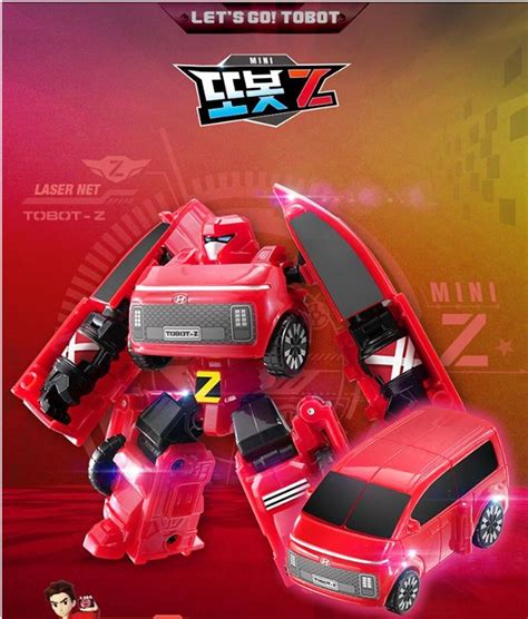 Tobot 2023 Mini New Tobot Z Transformer Robot Hyundai Staria Red Car Action Toy Ebay