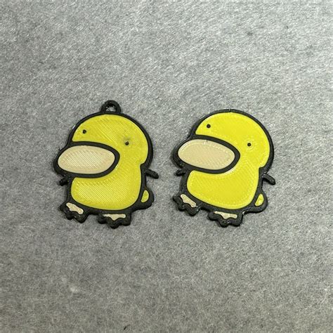 Stl File Ditto Psyduck Keychain Pin 🗝️ ・3d Printer Design To Download・cults