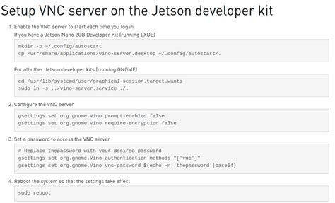 동키카 Jetson Nano Vnc Connection