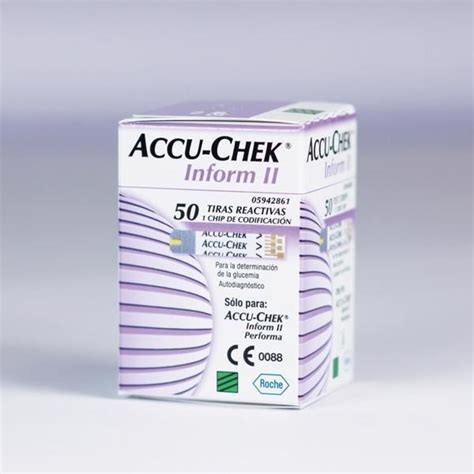 Diagnostic Test Strips Accu Chek Inform II With Chip X