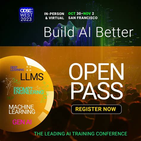 Odscwest Datascience Ai Machinelearning Mlops Nlp Open Data Science Conference Odsc
