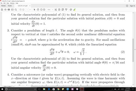 Solved Use The Characteristic Polynomial Of To Find Its Chegg