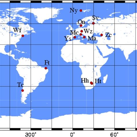 Map Showing The Reference Global Positioning System Gps Receiver Download Scientific Diagram