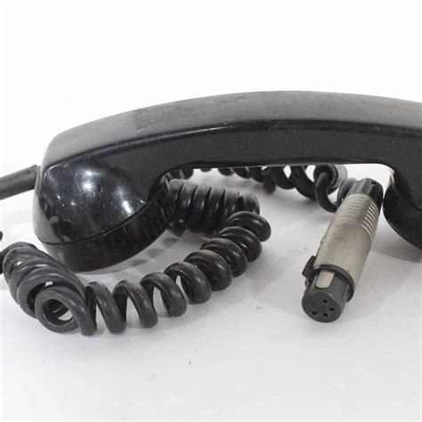Telephone Style Intercom Handset W 4 Pin Female Connector