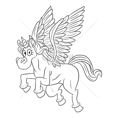 핸드 드로우 유니콘 일러스트 무료 다운로드 Lovepik