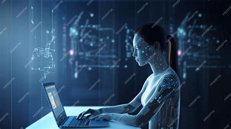 Premium Photo Reading Web Design Code For The Digital Transformation