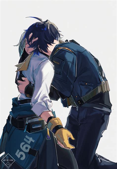 Wise And Asaba Harumasa Zenless Zone Zero Drawn By Lyrieluna Danbooru