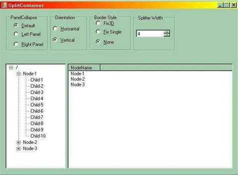 Vb net как синхронизировать прокрутку панелей SplitContainer