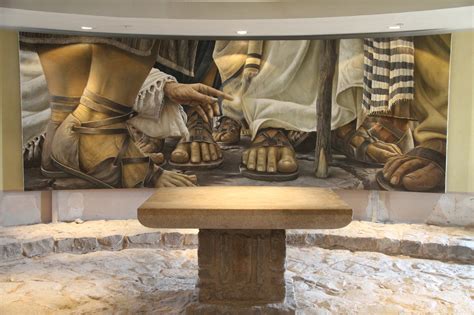 Canvas Encounter Replica Of The Mural In The Duc In Altum Encount