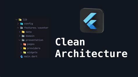 clean architecture in flutter apps with provider for state management