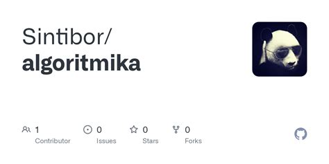 GitHub Sintibor Algoritmika