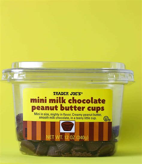 Trader Joe's Mini Milk Chocolate Peanut Butter Cups - BecomeBetty.com