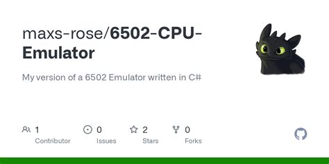 github maxs rose 6502 cpu emulator my version of a 6502 emulator