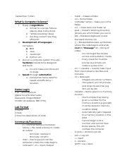 Understanding Computer Science Algorithms Languages And Course Hero