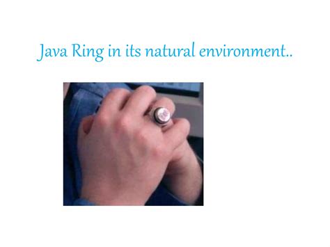 my ppt java ring ppt free download