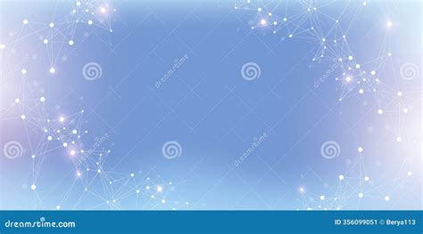 Molecular Abstract Structure Background Scientific Vector Illustration With Molecule Dna Stock