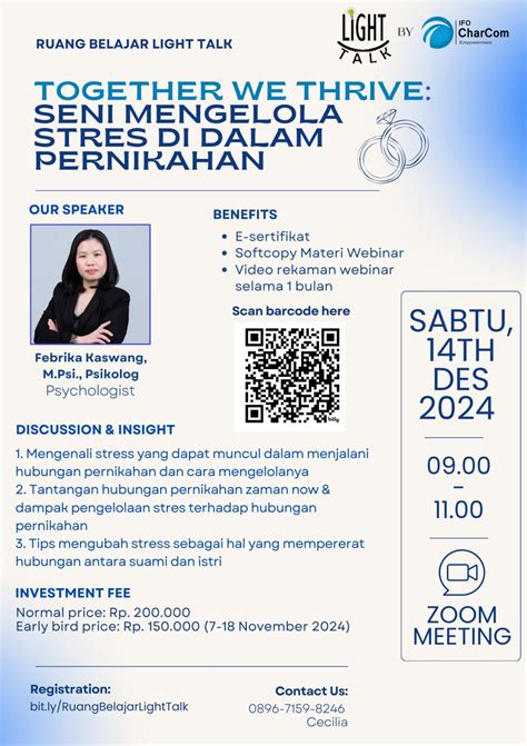 Febrika Kaswang On Linkedin Togetherwethrive Cintakuat Stressmanagementpernikahan