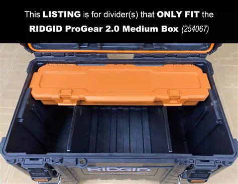 Pair Of Dividers For Ridgid Pro Gear 2 0 Medium Tool Box Tools Case