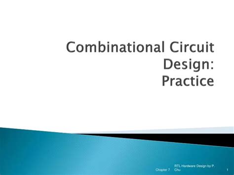 PPT Combinational Circuit Design Practice PowerPoint Presentation Free Download ID