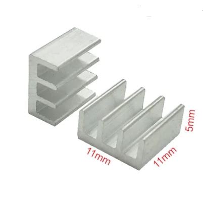 Jual HeatSink Aluminum Heat Sink Radiator Cooling Pendingin 11x11x5mm 11x11x5 Shopee Indonesia