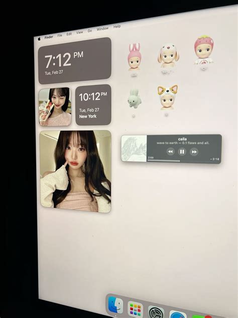 Wonyoung Macbook Imac Homescreen Iphone App Layout Iphone Layout Macbook