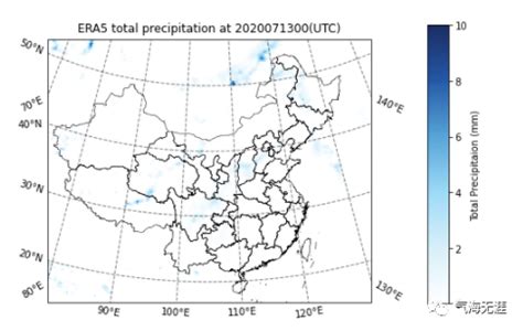 Python气象数据处理与绘图ERA 降水数据下载与绘图 墨天轮