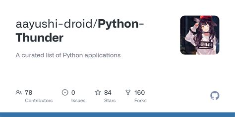 Github Aayushi Droidpython Thunder A Curated List Of Python