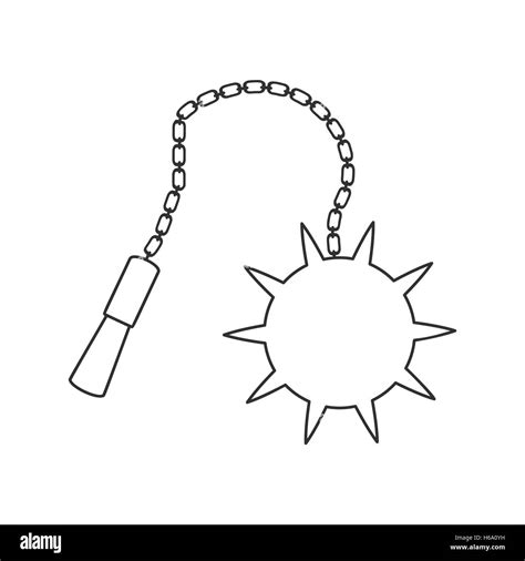 Mace Weapon Drawing