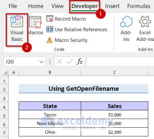 How To Open Folder And Select File Using Excel VBA 4 Examples