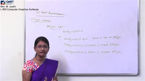 computer graphics lecture 20 3d object representation youtube