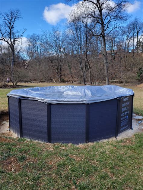 How To Prepare Ground For An Intex Above Ground Pool Peony Street