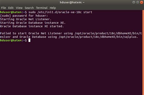 Oracle Database Installation On Ubuntu 18 04 Stack Overflow