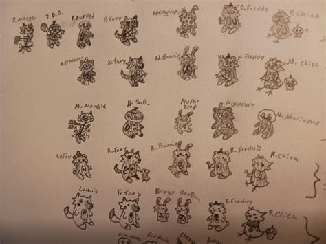Spent 3 Hours Making Itty Bitty Fnaf Characters R Fivenightsatfreddys