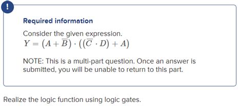 Solved Required Information Consider The Given Expression Chegg