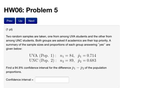 solved hw06 problem 3 prev up next 1 pt two random