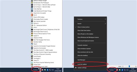 Can You Make A Second Separate Taskbar In Windows 10 My Current Games Toolbar Wont Hide