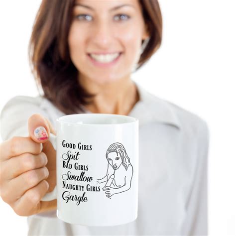 Swallow Mug Blowjob Cup Oral Sexual Mug Funny Adult Joke Mug 11 Oz