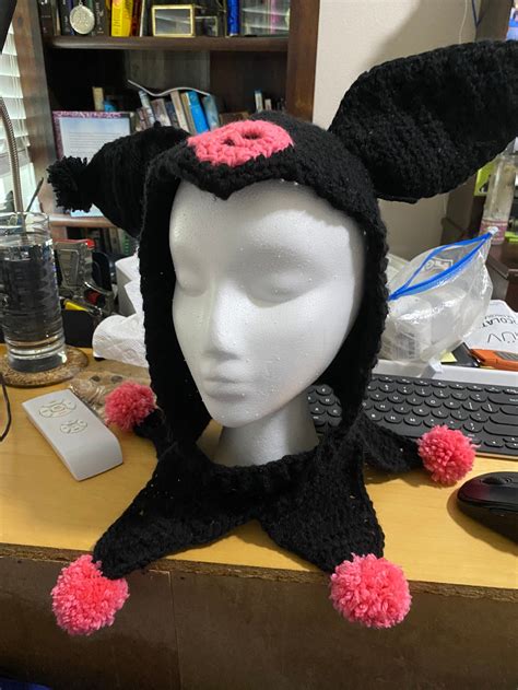 Kuromi Crochet Hat Etsy