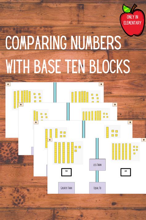 Comparing Numbers With Base Ten Blocks Comparing Numbers Base Ten Blocks Base Ten