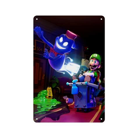 Lui Gui Mansion Posters Vintage Metal Tin Sign Wall Decor For Bars Restaurants Cafes 12 X 8in