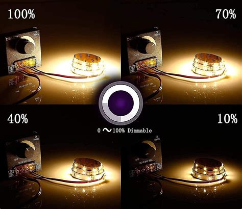 V V DC LED PWM Dimmer Controller ON Off Switch With Metal Shell For Single Color LED Strip